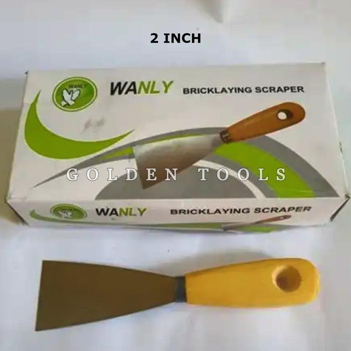 Jual KAPE GAGANG KAYU WANLLY 2" INCH & 3" INCH ALAT KEROK CAT - 2" INCH ...