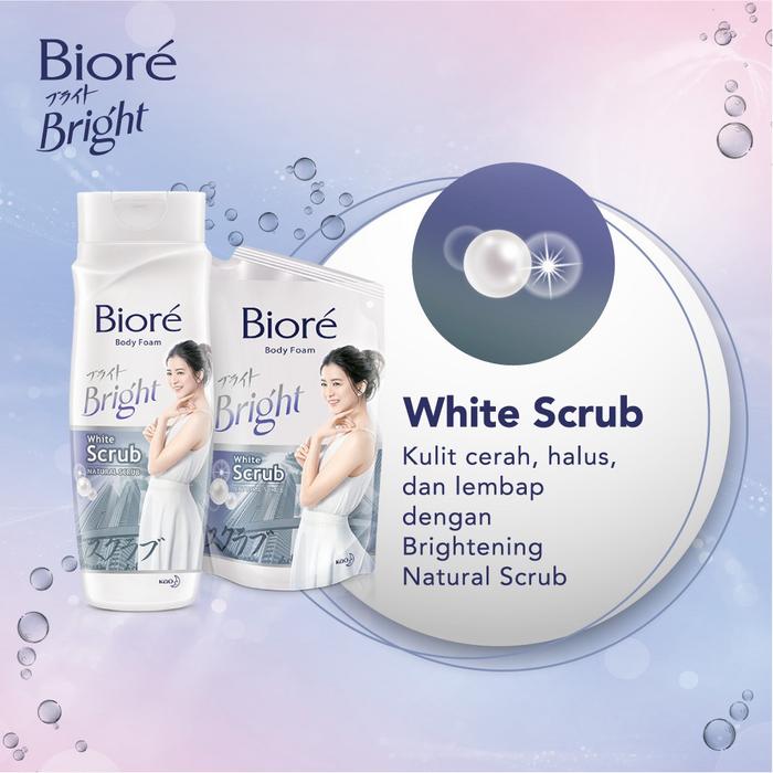 Jual Biore Bright Body Foam Whitening Scrub Pouch 250Ml - Kota Banjar - Marema99 | Tokopedia