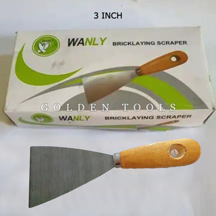 Jual KAPE GAGANG KAYU WANLLY 2" INCH & 3" INCH ALAT KEROK CAT - 3" INCH ...