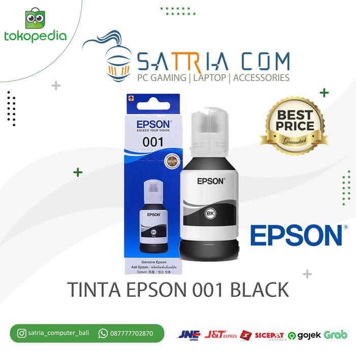 Jual TINTA EPSON 001 BLACK / Tinta Epson 001 Black For L4100 L6100 ...