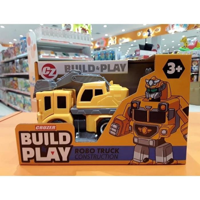 Jual Toys Kingdom Cruzer Build Play Robot Truck Recycling Bongkar ...