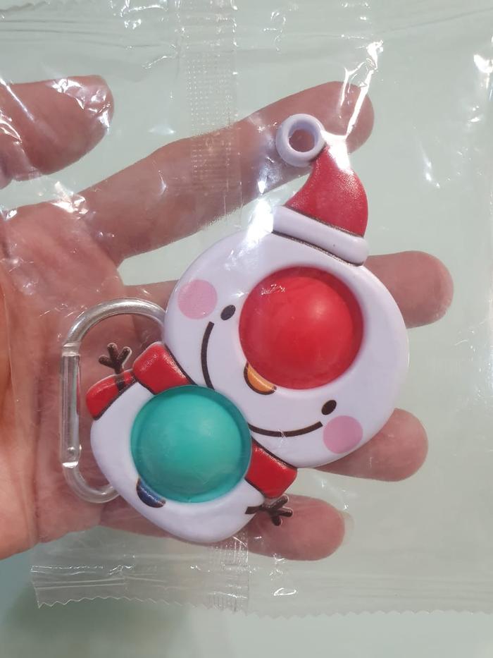 Jual Christmas Simple Dimple Christmas Sensory Fidget Toys Pop It ...