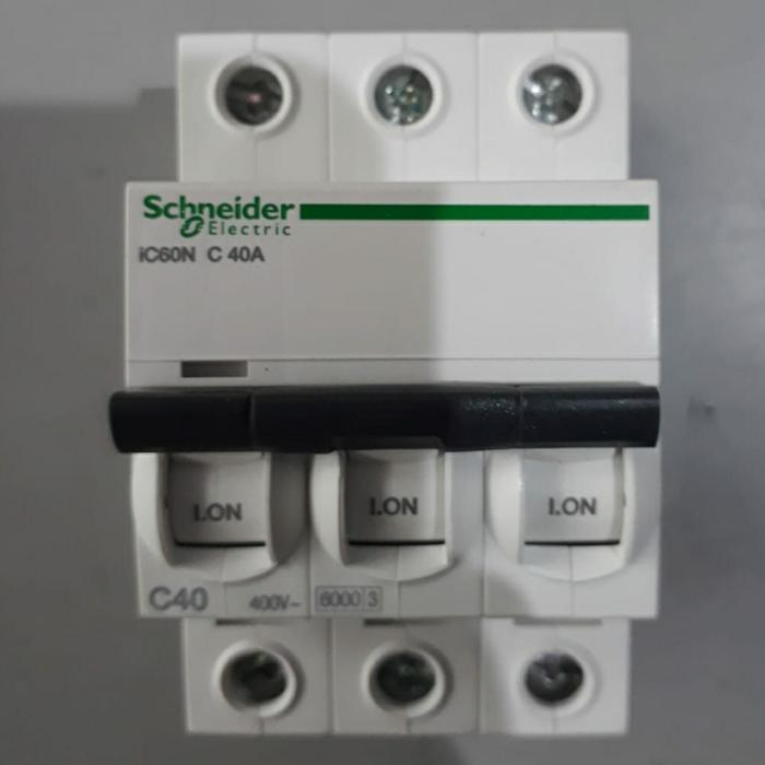 Jual MCB ic60n 3P 40A Schneider 3 Phase 40 Ampere A9F74340 - Kota Surabaya - Jagoan Listrik ...