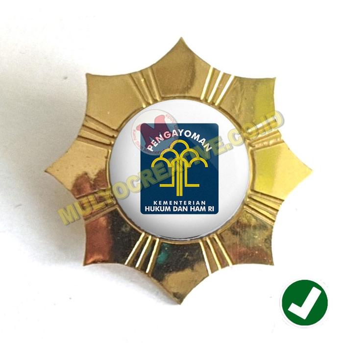 Jual Pin Kementerian Pin Bros Wing Logo Kementerian Hukum dan HAM RI ...