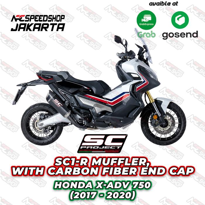 Jual Knalpot SC PROJECT HONDA X-ADV 750 SC1-R carbon fiber end cap - Jakarta Pusat ...