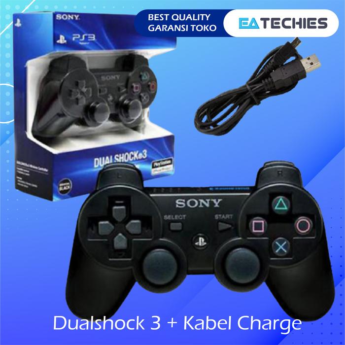 Jual Dualshock 3 / DS3 / Gamepad / Stick PS3 Wireless Original Pabrik ...