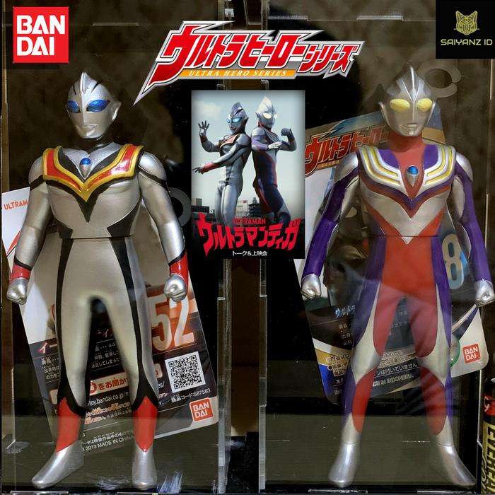Jual BANDAI ULTRAMAN TIGA & EVIL TIGA RARE UHS! shf ultra hero Dark ...