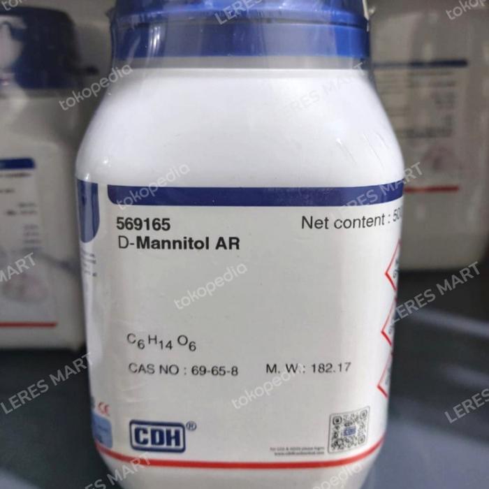 Jual D mannitol / d manitol AR 500G CDH Fine - Kota Depok - LERES MART | Tokopedia