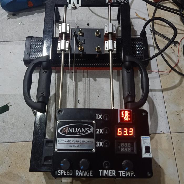 Jual curing sablon plastisol flash cure otomatis sudah ada timer 1800w ...