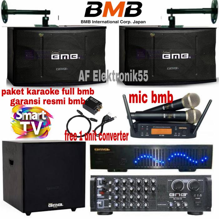 Jual Paket Sound System Karaoke Set Full BMB Speaker 10 Inch + Sub 12 ...