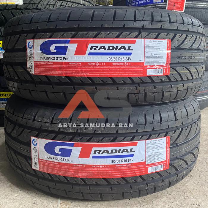 Jual Ban GT Radial Gajah Tunggal Champiro GTX Pro 195 / 50 R 16 R16 - Kota Surabaya - Arta ...