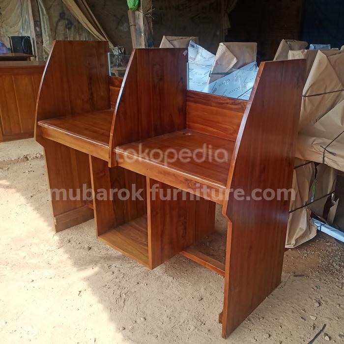 Jual meja lab bahasa sekolah,meja komputer,meja sekolah kayu jati - Kab ...