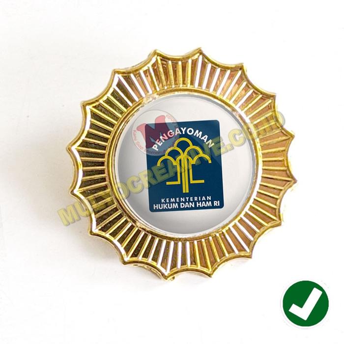 Jual Pin Kementerian Pin Bros Wing Logo Kementerian Hukum dan HAM RI ...