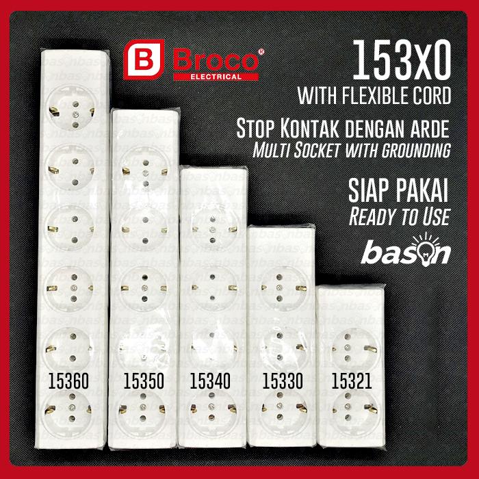 Promo BROCO Stop Kontak 3 meter Arde + Supreme 3x0.75 - Aman & Siap Pakai - 4 Lubang - Jakarta ...