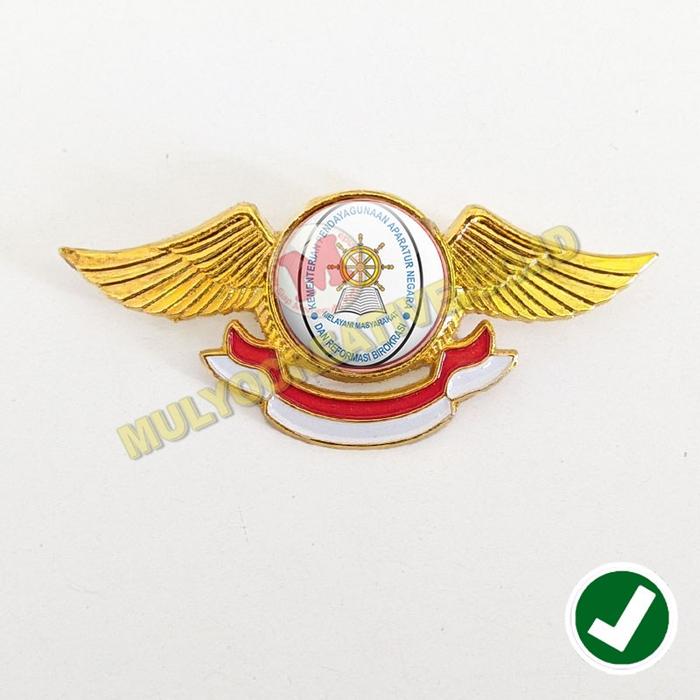 Jual Pin KPAN Pin Bros Wing Logo Kementerian Pendayagunaan Aparatur ...