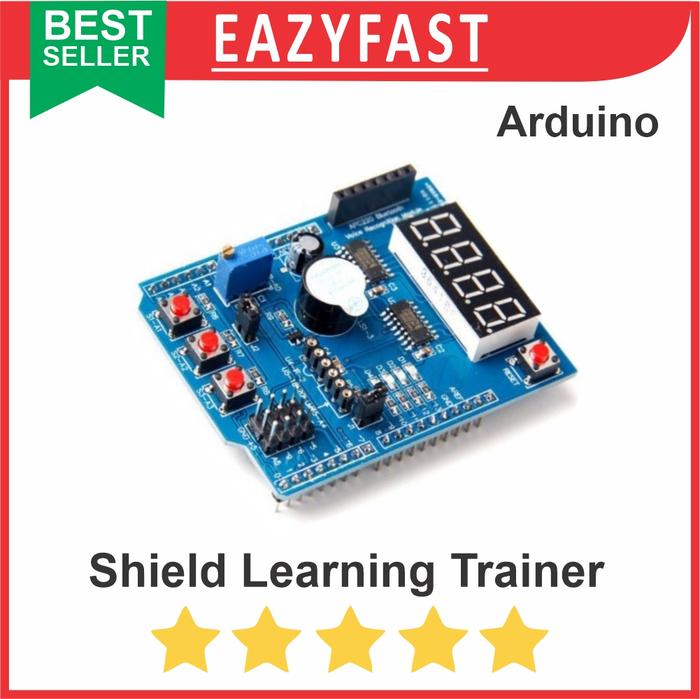 Jual Arduino Uno Shield Learning Training Trainer Kit Basic Module ...