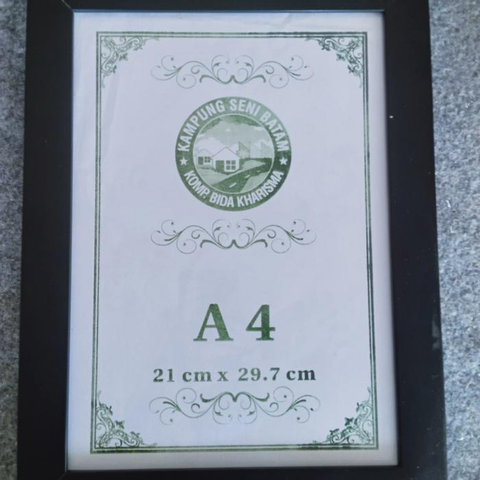 Jual bingkai photo/sertifikat/piagam.ukuran A4 - Kota Batam - Cahaya ...