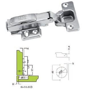 Jual Engsel TACO Slow Motion ET01A Engsel Lurus Engsel Sendok Lurus ...
