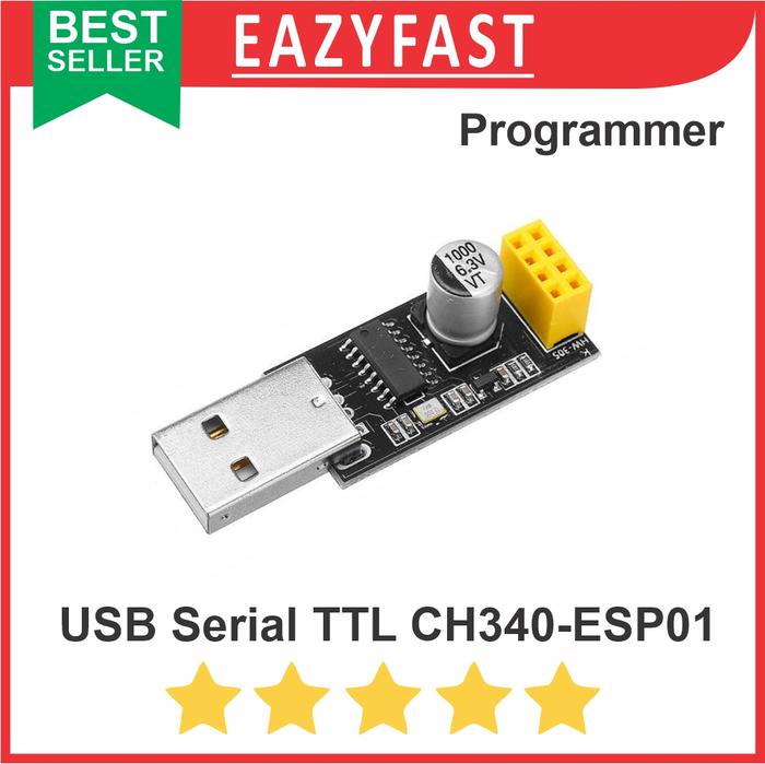 Jual CH340 CH 340 USB To RS232 ESP8266 ESP01 TTL Serial Converter Adapter - Kab. Bandung ...