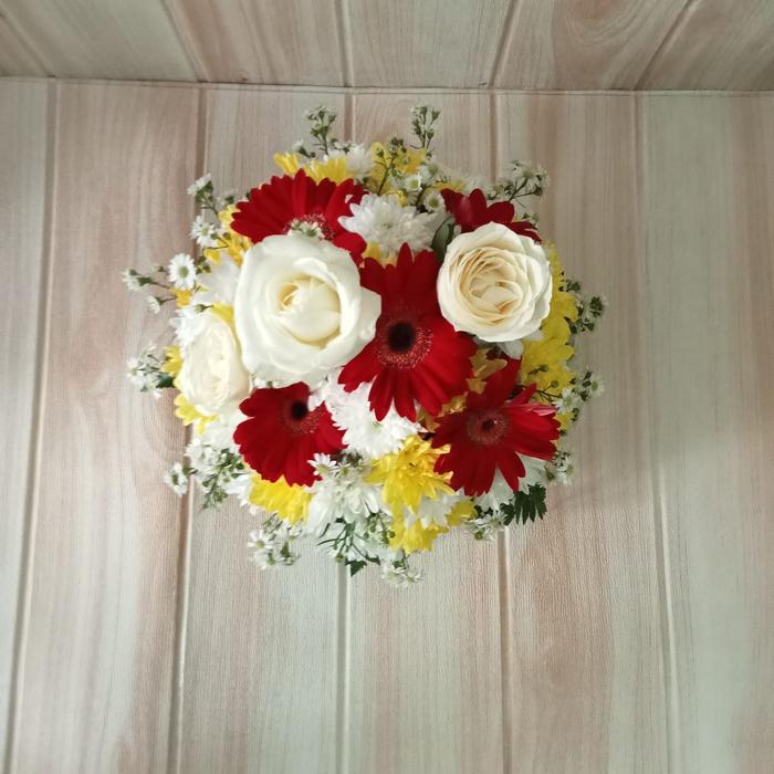 Jual CENTERPIECE | BUNGA MEJA KECIL | BUNGA MEJA BULAT | BUNGA SEGAR ...