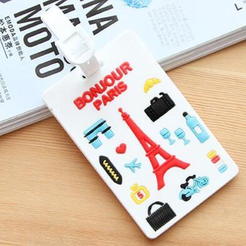 Jual Luggage Tag Label Koper Design Unik (Koper jadi mudah dikenal) J31 ...