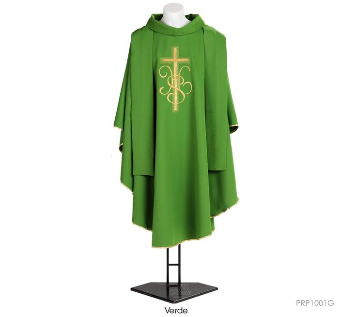 Jual Pakaian Liturgi Casula + Stola Cross IHS Italy Toko Katolik ...