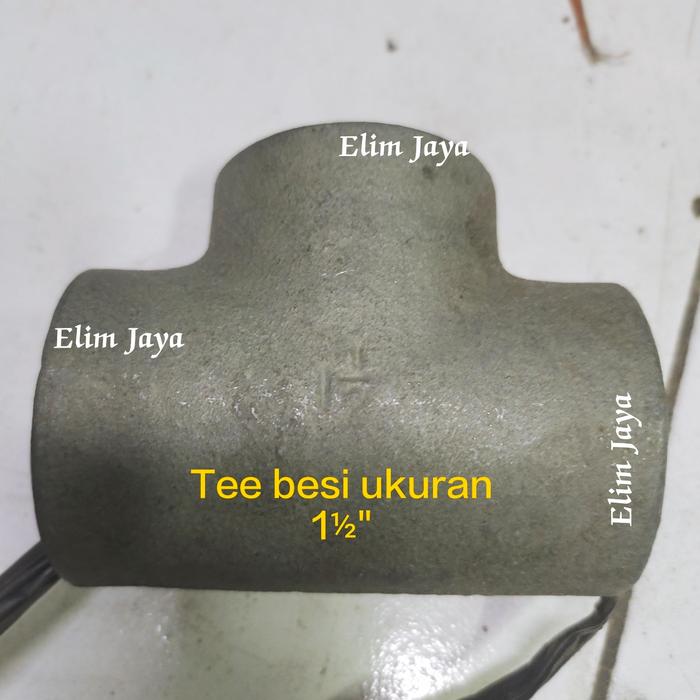 Jual sambungan T besi / nepel T besi merek G, kualitas SNI - V Tee 1¼ x ...