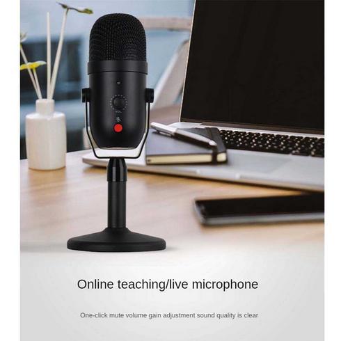 Jual Microphone Condenser USB Mikrofon Studio with Stand / Microphone ...