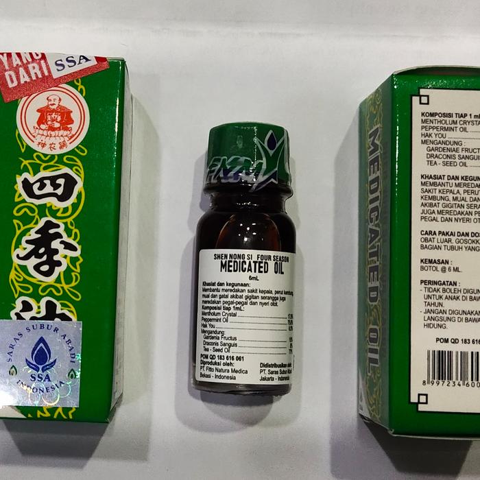 Jual 6 ml Medicated oil ( seciyu /si ji you ) - Jakarta Barat - New HST ...