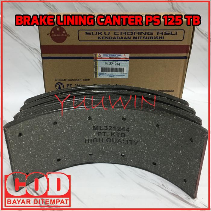 Jual BRAKE LINING CANTER PS 125 TB - KAMPAS REM MITSUBISHI CANTER PS ...