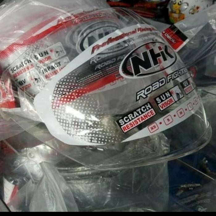 Jual kaca helm NHK GODZILLA predator 2 crypton visor bening original ...