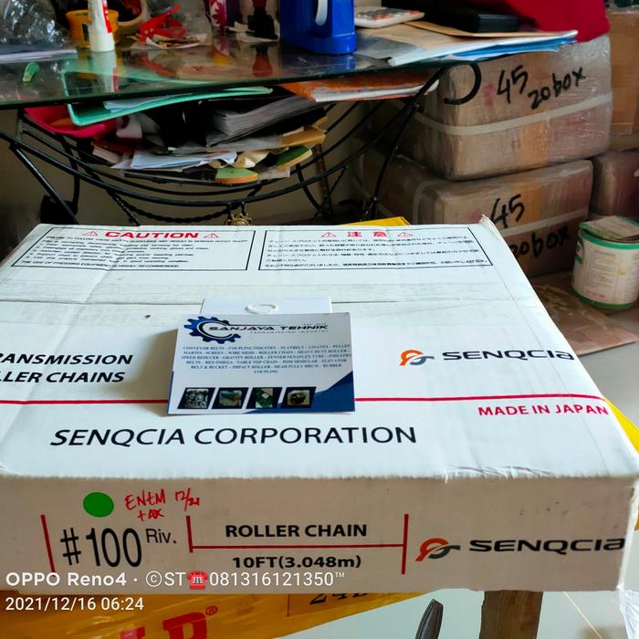 Jual Rantai SENQCIA RS100-1 | Chain RS 100 ANSI Single HITACHI - Kota ...
