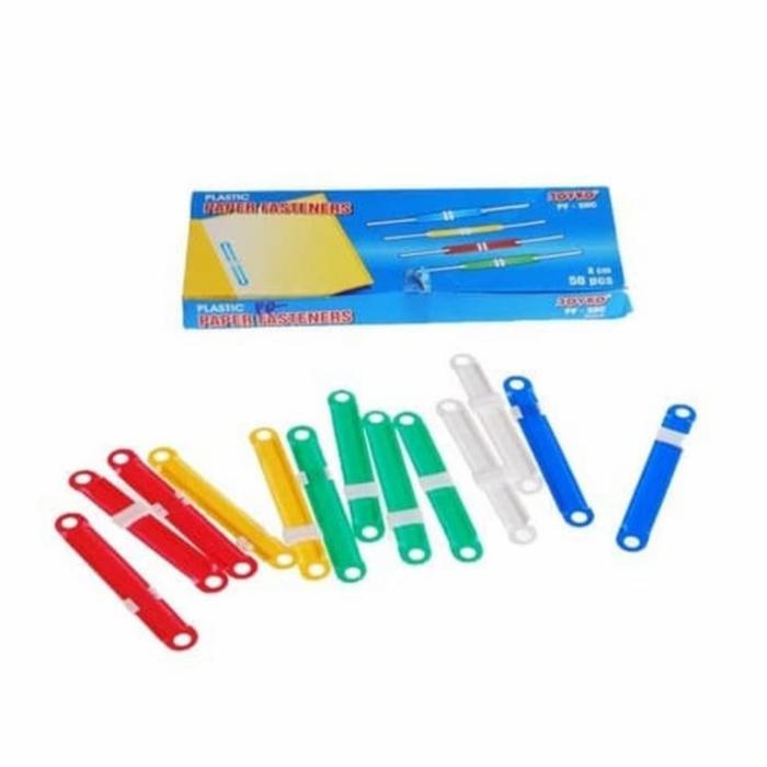 Jual Acco Paper Fastener Plastik Joyko Warna / Putih - Putih - Kota ...
