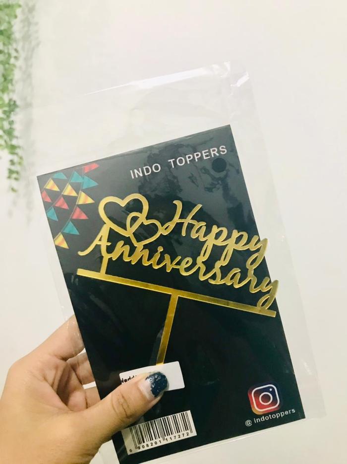 Jual Topper Ulang Tahun/Happy Birthday/Topper gold, black - wedding 05 ...