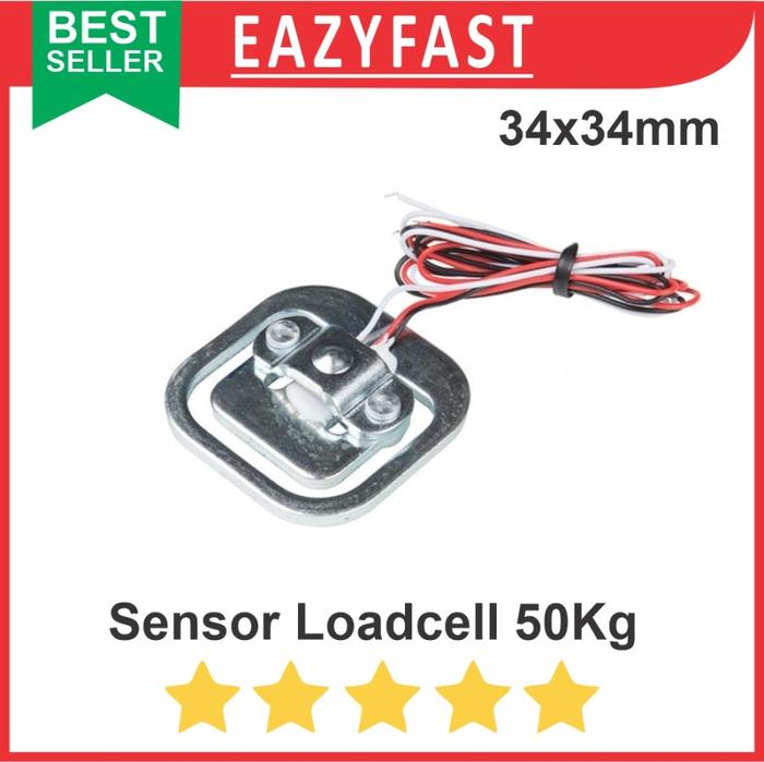 Jual Sensor Berat Loadcell 50Kg 50 Kg Load Cell Arduino Plate Scale ...