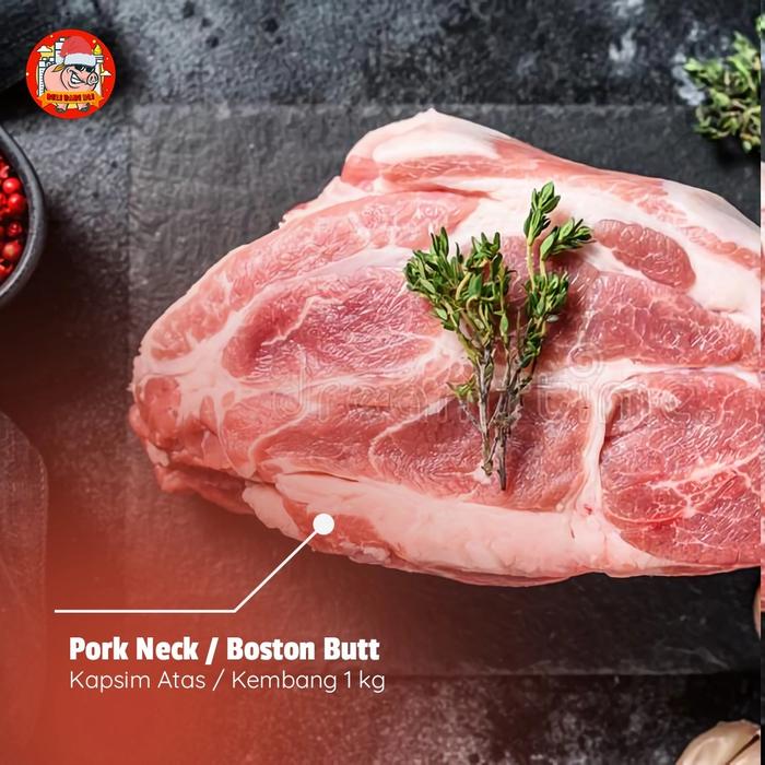 Jual KAPSIM ATAS / KEMBANG PORK BOSTON BUTT BABI ASLI BALI PREMIUM ...
