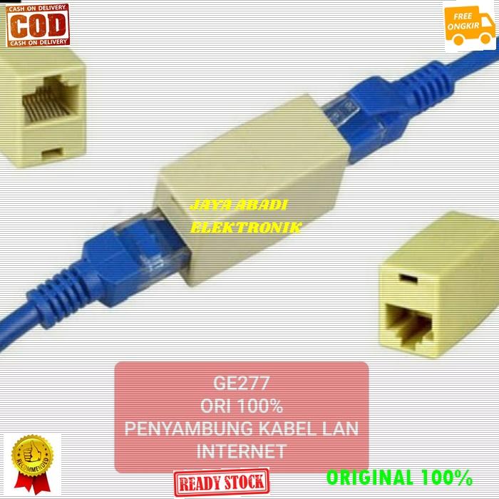 Jual ORIGINAL SAMBUNGAN KABEL LAN INTERNET JARINGAN BAREL BARREL RJ45 ...