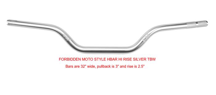 Jual FORBIDDEN MOTO STYLE HBAR HI RISE 3.5" SILVER TBW #825-05063 - FM ...