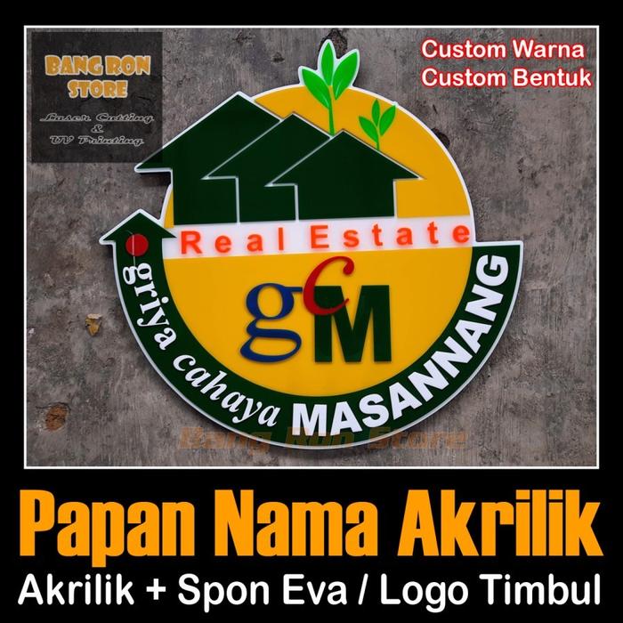 Jual Logo Perusahaan - Papan Nama Toko Kantor Custom - Logo Akrilik ...