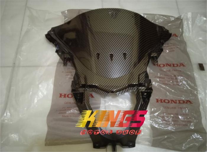 Jual Front Cover Dashboard Speedometer Carbon Honda New PCX 160 ...