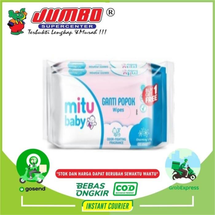 Jual Tissue Mitu Baby Wipes Blue Charming Lily/Tissue Bayi - Kab ...