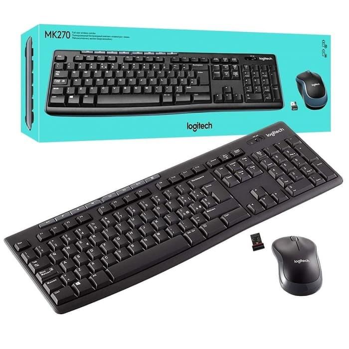 Jual Logitech MK270r Keyboard dan Mouse Wireless Combo Multimedia Keys ...