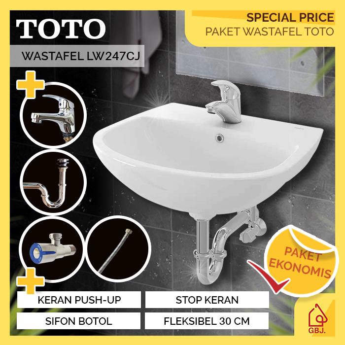 Jual SET WASTAFEL TOTO LW247CJ KOMPLIT PAKET EKONOMIS / WASTAFEL ...