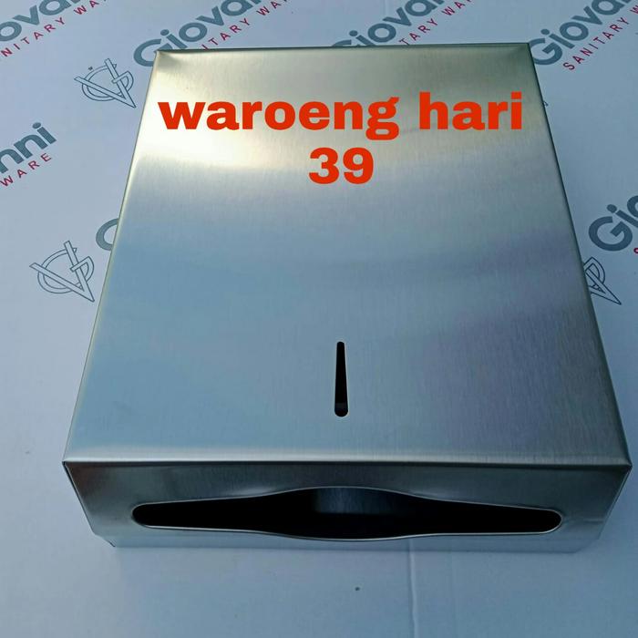 Jual TEMPAT TISSUE BOX/TEMPAT TISSUE STAINLESS TRITON-0506B - Jakarta ...