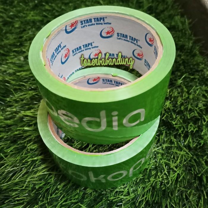 Jual LAKBAN TOKO PEDIA TOKPED / ISOLASI TOKOPEDIA HIJAU SOLATIP ...