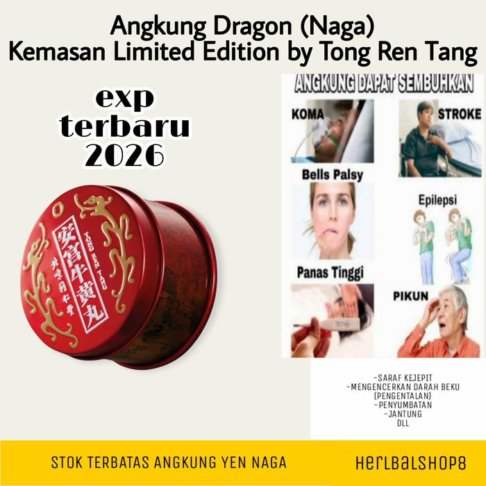 Jual ang kong yen obat stroke cina angong tong ren tang dragon asli ...