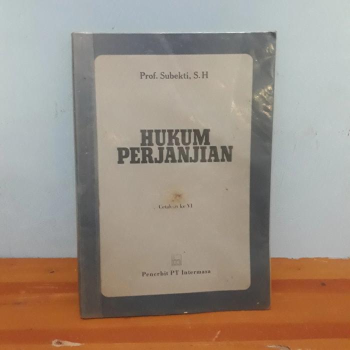 Jual HUKUM PERJANJIAN oleh prof Subekti S.H - Kab. Bantul - Finco Books ...