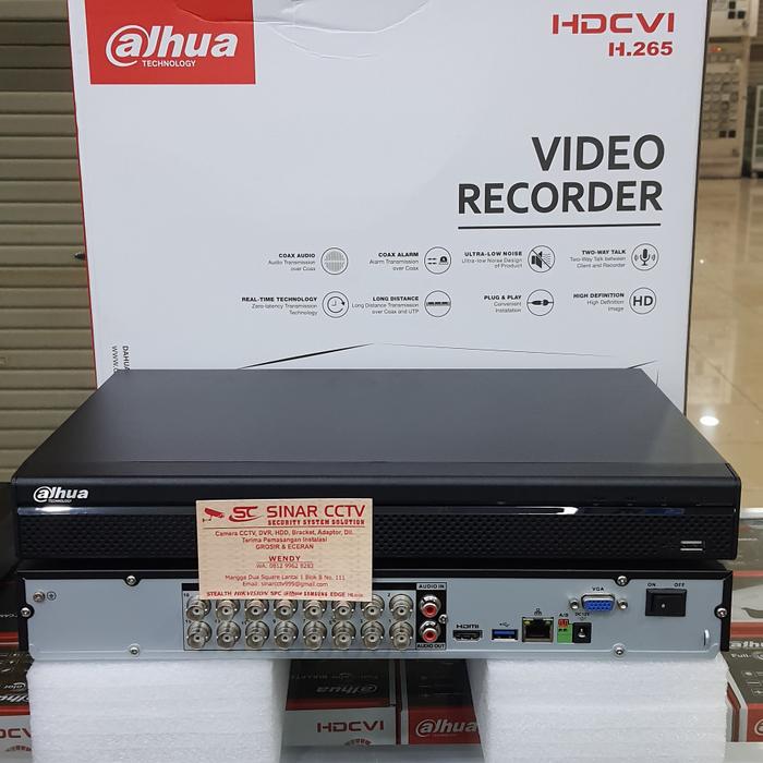 Jual DVR XVR DAHUA 16CH 5216HS-X 5MP h265 2 SLOT HDD GARANSI RESMI ...