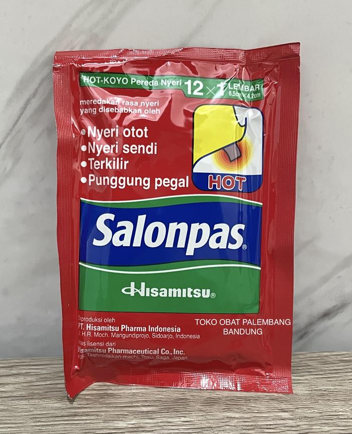 Jual SALONPAS KOYO HISAMITSU 12 X 1 LEMBAR BIRU & MERAH - MERAH PANAS ...