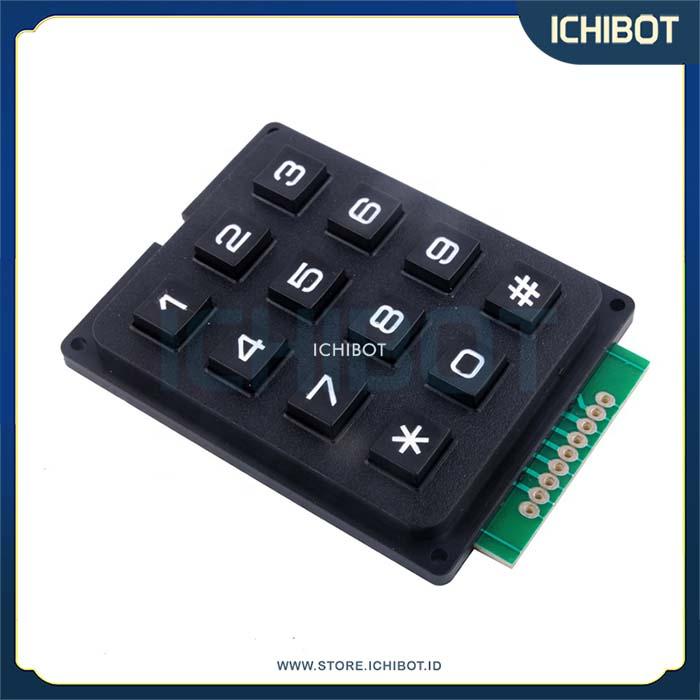 Jual Keypad 3x4 Timbul Tombol Array Matrix - Kab. Sleman - ICHIBOT ...